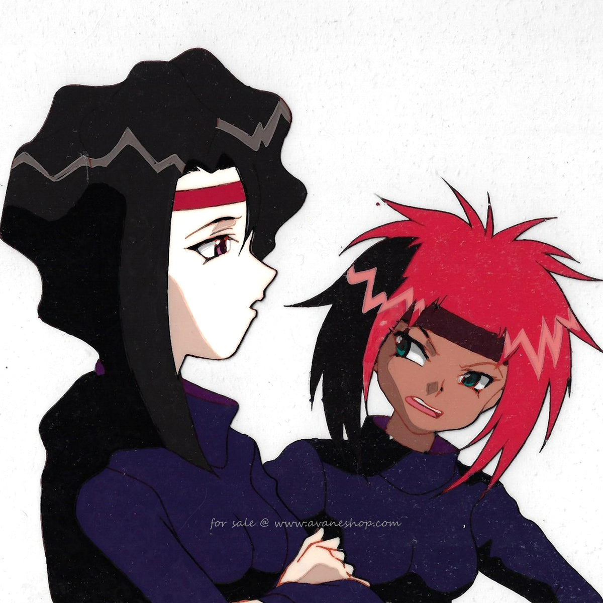 El Hazard Anime Cel Child Teen Shayla Shayla and Afura Wanders Ep 15 ...