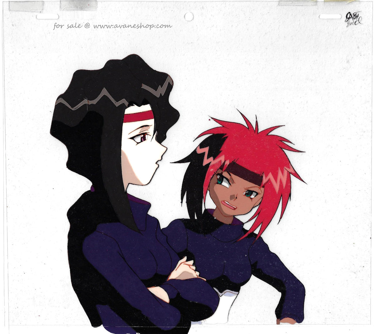 El Hazard Anime Cel Child Teen Shayla Shayla and Afura Wanders Ep 15 ...