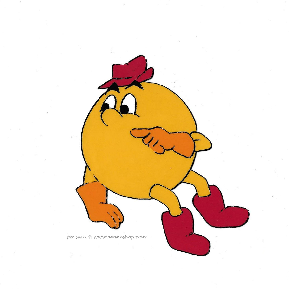 Pac Man Cartoon Cel Hanna Barbera Animation Cel for sale – Avane Shop