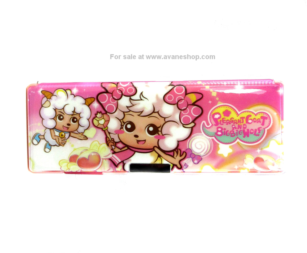 Pleasant Goat and Big Big Wolf Cute Cartoon pencil box for sale – Avane ...